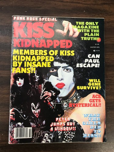 KISS 1978 KISS KIDNAPPED MAGAZINE GENE PAUL ACE PETER VINTAGE NO POSTER ...