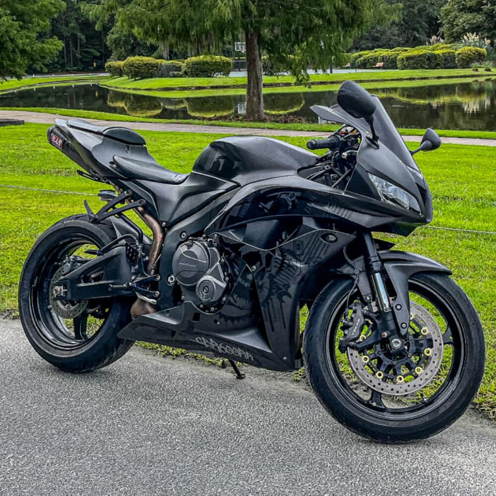 2008 Honda Cbr600rr Graffiti Fairings Limited Edition Matte Black
