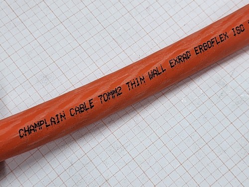 Champlain Cable #2/0awg 70mm2 EXRAD ERGOFLEX Thin Wall High Voltage ...