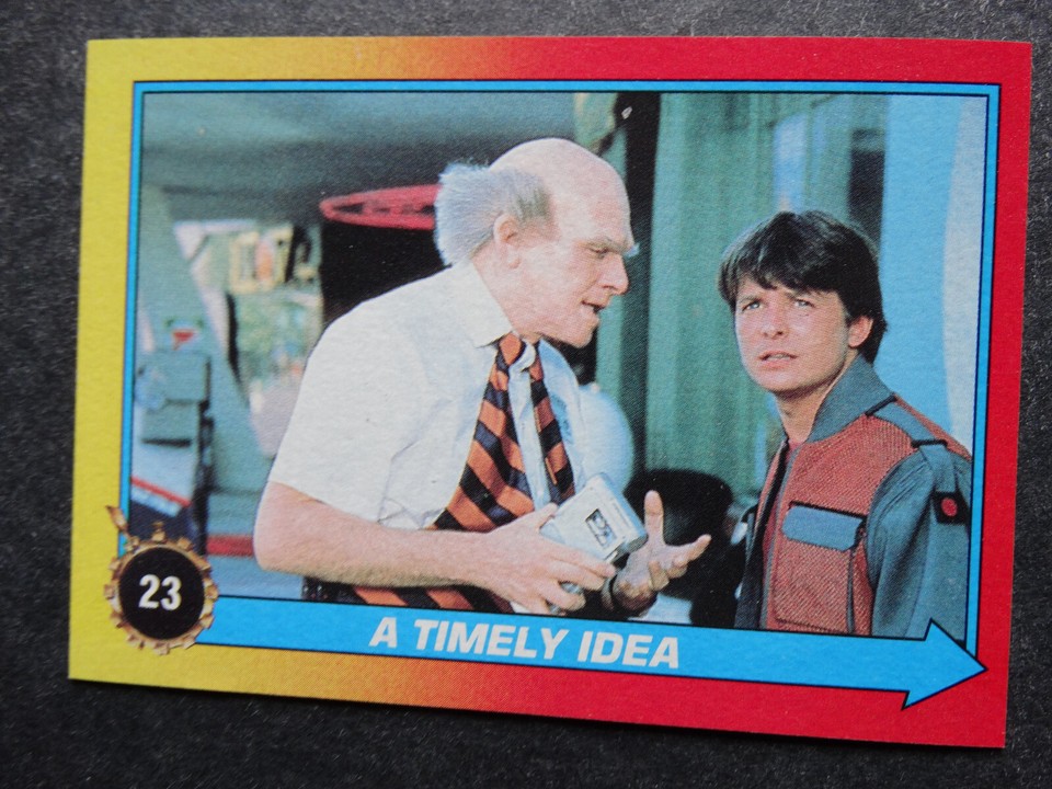 1989 Topps Back to the Future 2 Movie Trading Card Complete Your Set U ...