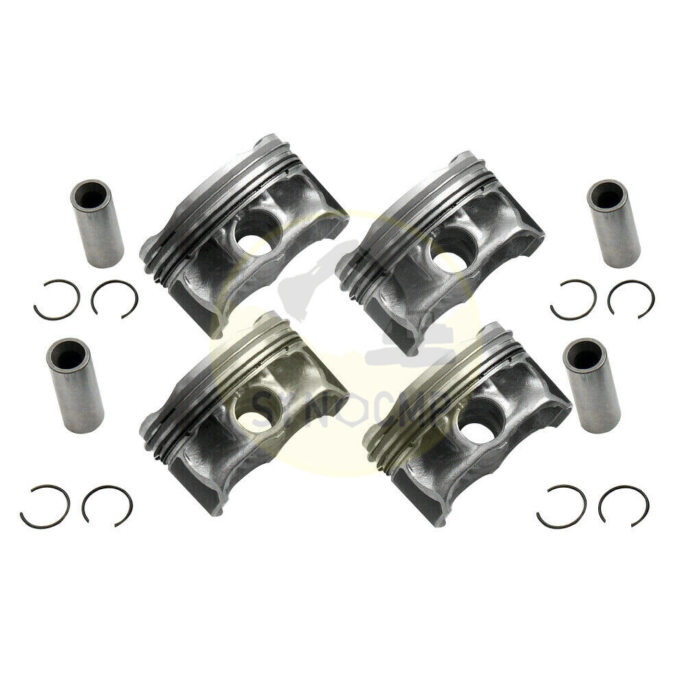 4PCS Pistons & Rings A2740301317 For Benz M274.910 1.6T C180 CGI E180 ...