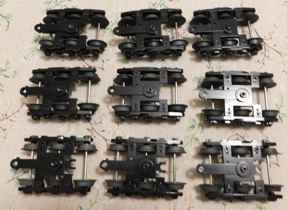 ! MTH O GAUGE PARTS 6 WHEELS TRUCKS FOR PARTS LOT OF 9 LOOK "A" ! | eBay
