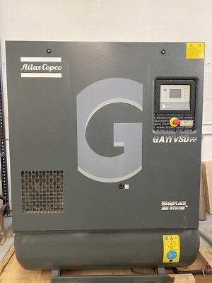Atlas Copco GA11 VSD FF Tank Mounted Rotary Screw Compressor + Dryer ...
