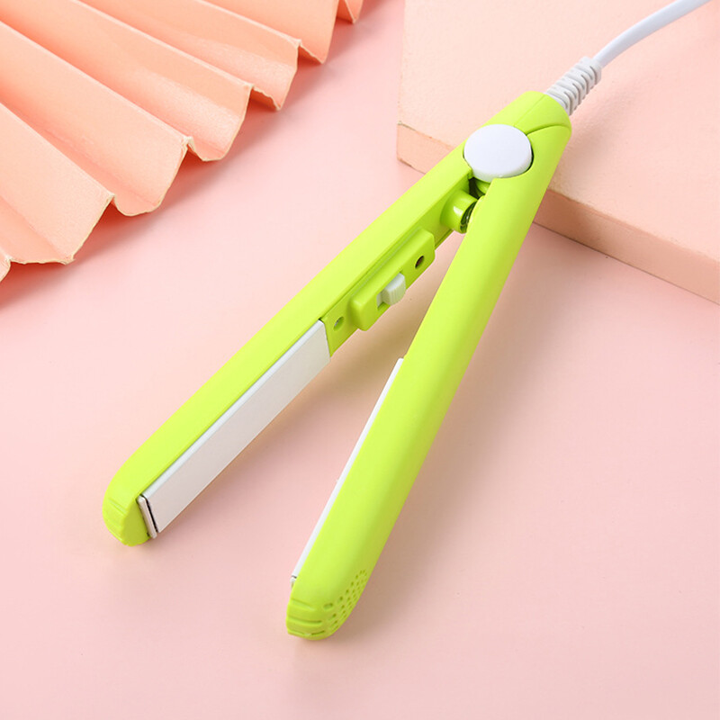Mini 3D Grid Hair Crimper Curling Iron Volumizing Hair Iron Ceramic ...
