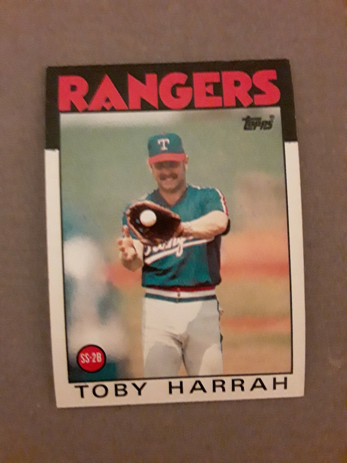 1986 Topps Toby Harrah baseball card #535. Texas Rangers. | eBay