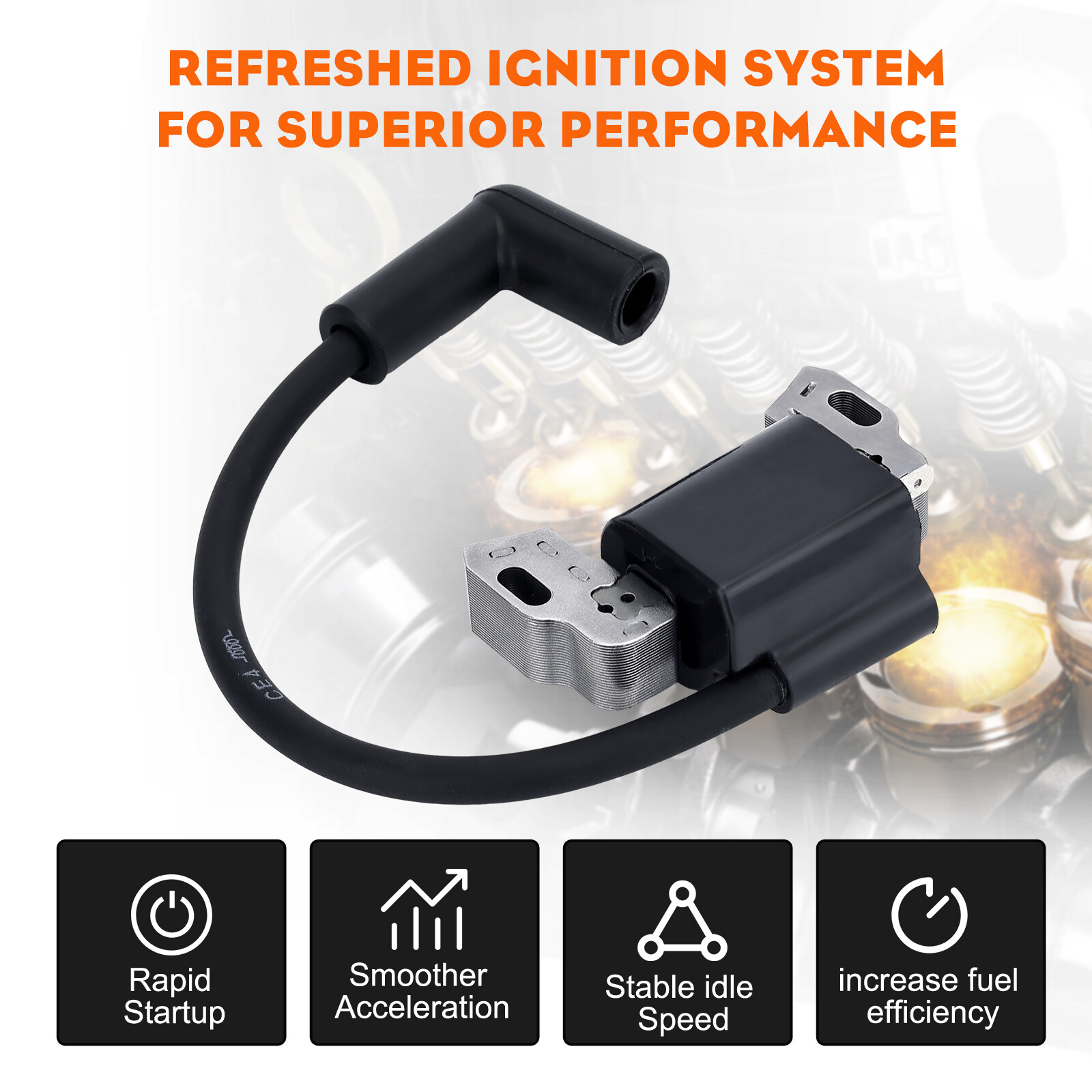Ignition Coil For Briggs & Stratton 593872 799582 591749 Pre-2016 ...