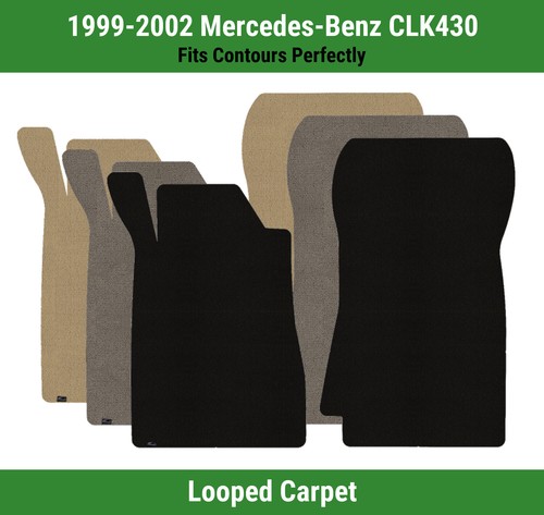 Lloyd Classic Loop Front Row Carpet Mats for 1999-2002 Mercedes-Benz ...