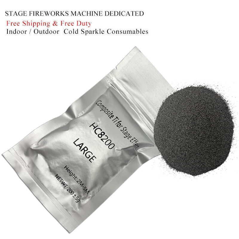 5X Cold Spark Machine Ti Powder 200g Bag 3-5M Range Stage Effect ...