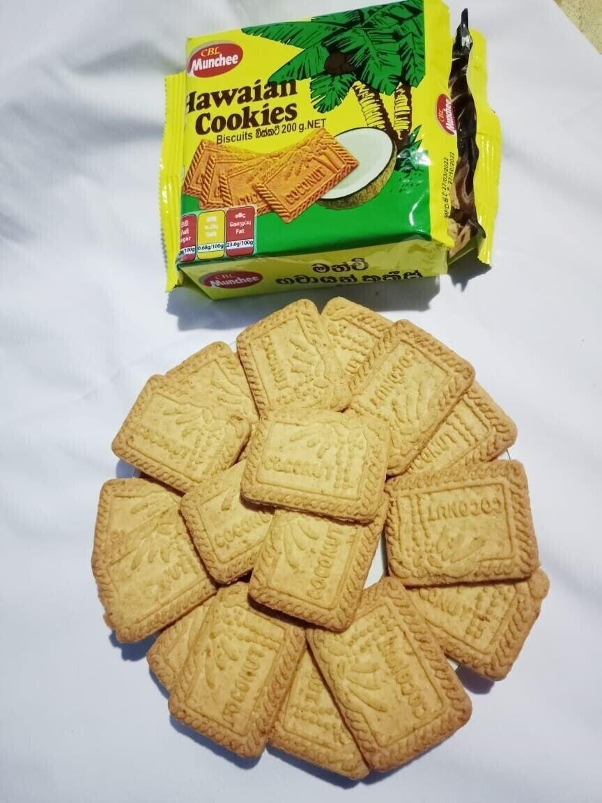 Cookies Coconut Hawaiian Munchee Quality 200g Biscuit Tea Time High ...