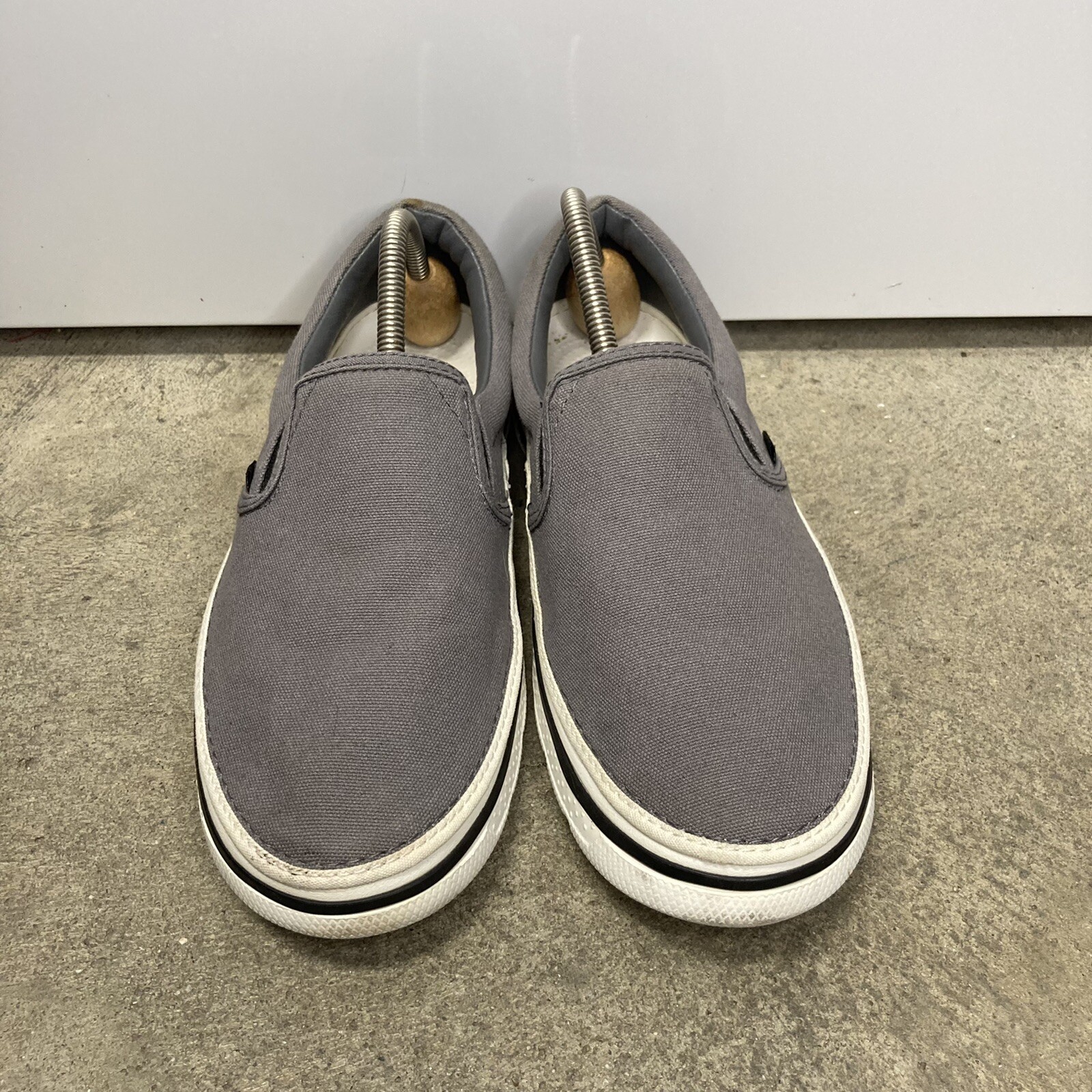Crocs Norlin Slip On Loafers Gray Canvas Shoes Mens S… - Gem