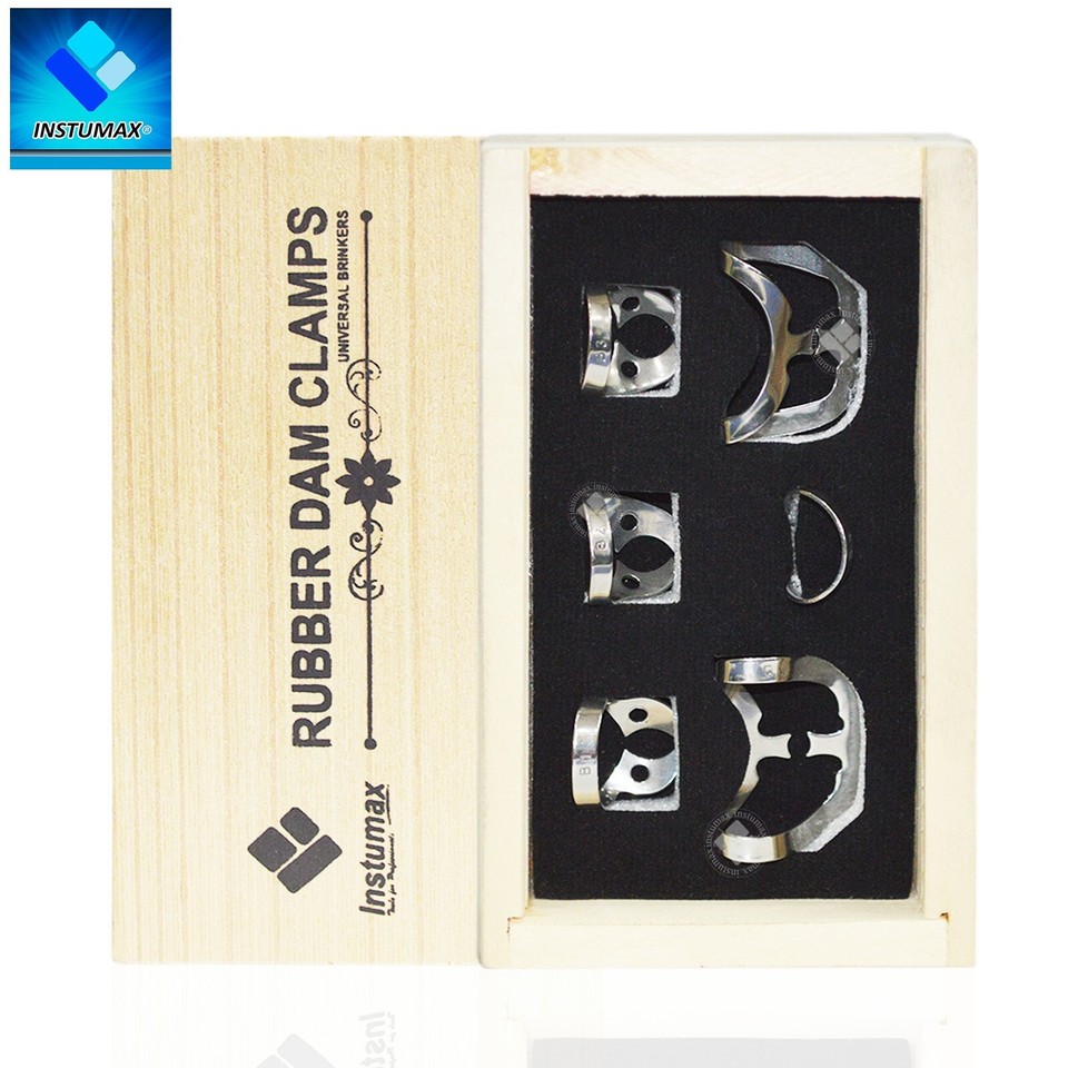 Premium Brinker Rubber Dam Clamps B1–B6 – Endodontic Dental Tissue ...