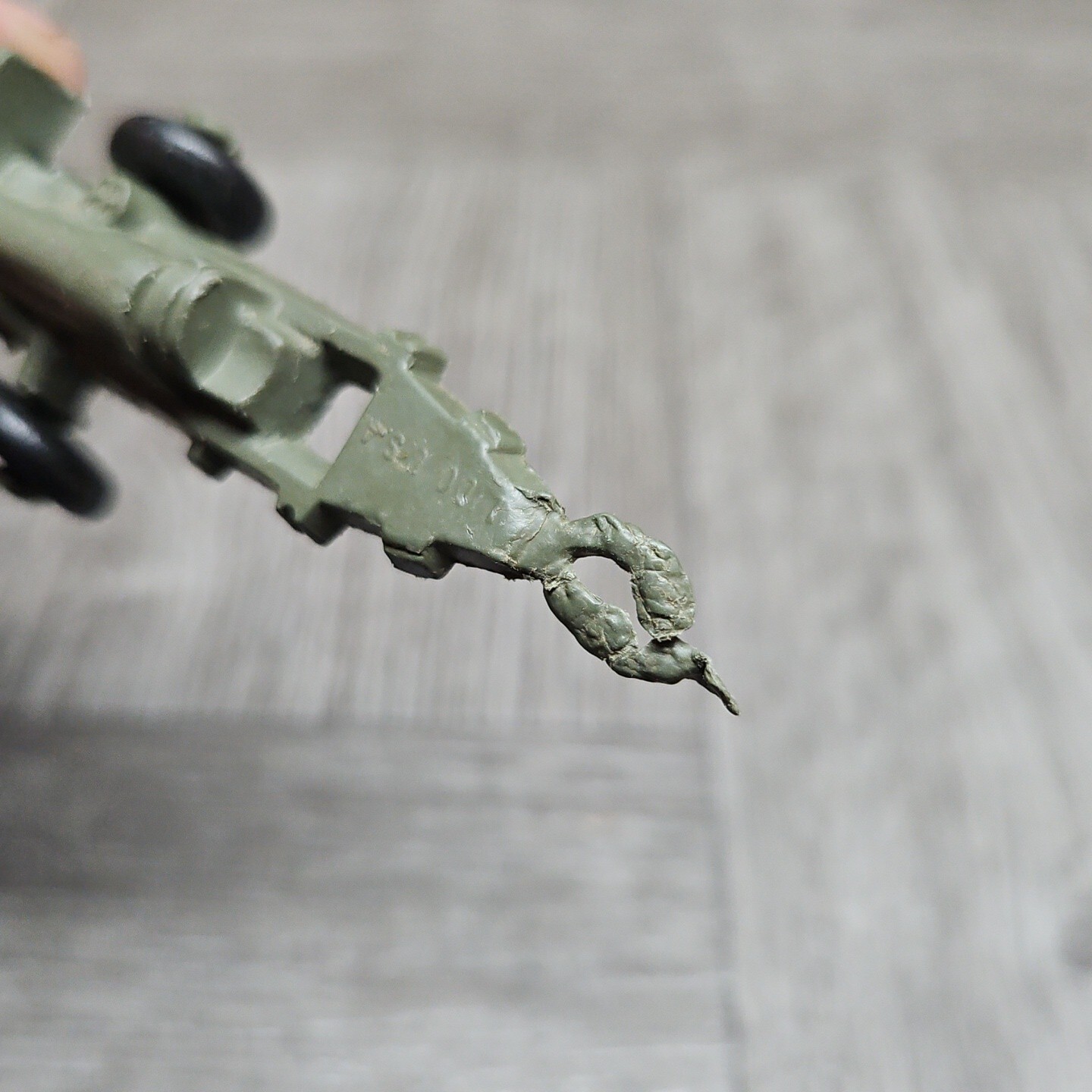 VINTAGE ORIGINAL LIDO TOY MILITARY ARMY JEEP PLASTIC 3" USA 1950's ...