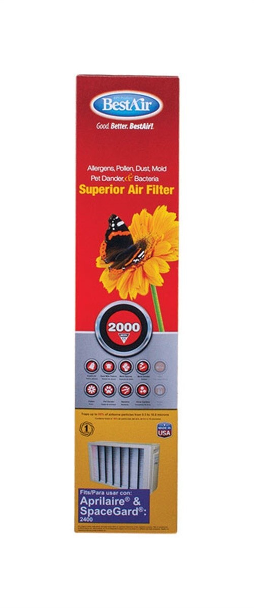 Bestair A401-SG4-11R 11 MERV Pleated Air Filter 16 H x 27 W x 6 D in ...