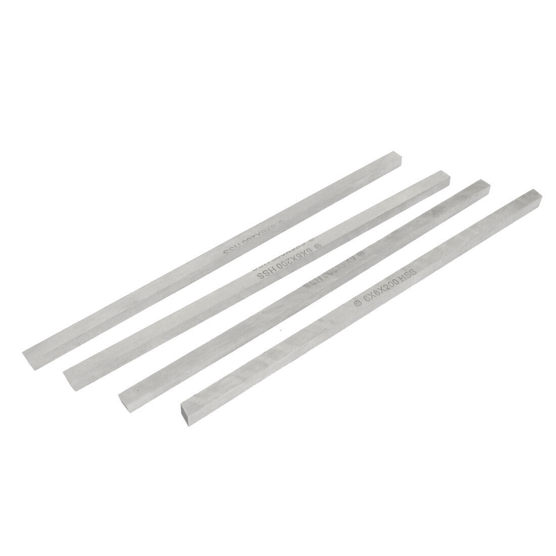 4pcs Square Milling Engraving Lathe HSS Tool Bit 6mm x 6mm x 200mm ...