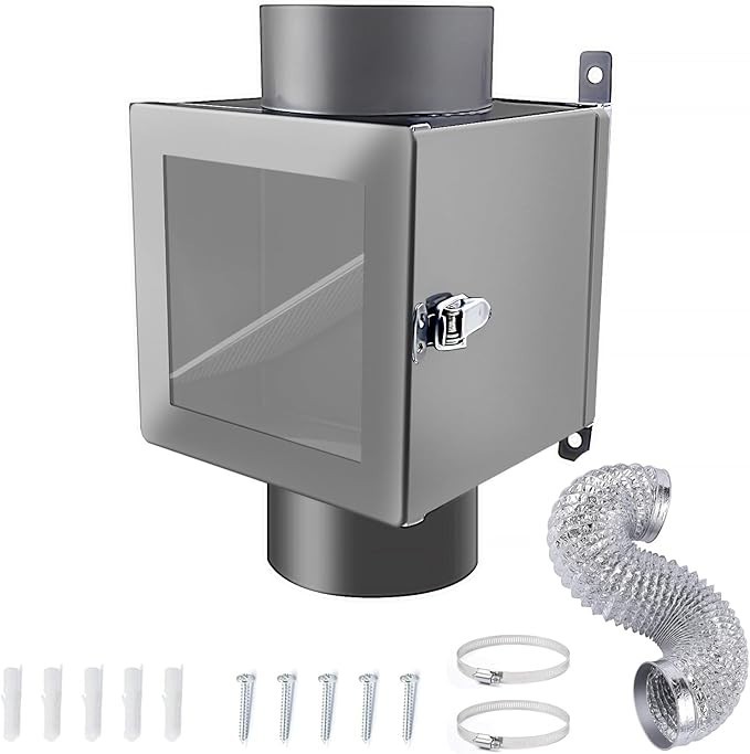 Dryer Duct Lint Trap,Inline Dryer Lint Trap Box,lint trap for Dryer ...