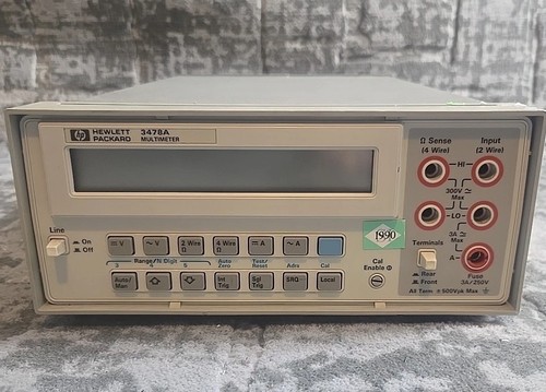 HEWLETT PACKARD HP 3478A 5.5 DIGITAL MULTIMETER ~ HEWLETT PACKARD | eBay
