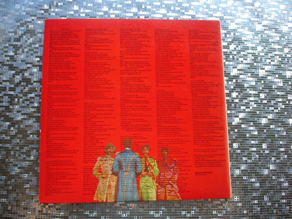 The Beatles ‎~ Sgt Pepper's Lonely Hearts Club Band ~ Vintage LP Apple ...