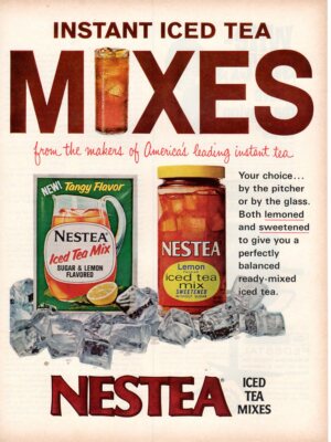 Vintage advertising print Drink Tea Nestea Instant Iced Tea Mixes Tangy ...