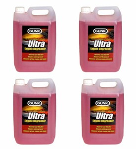 4 x Gunk Ultra Engine Degreaser Spray Cleaner Car Grease Dirt Remover 5 ...