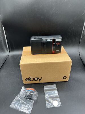 Nikon Tele Touch 300 AF Point & Shoot 35mm Film Camera 35-55mm Macro ...