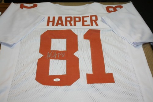 TENNESSEE VOLUNTEERS ALVIN HARPER #81 SIGNED CUSTOM ROAD WHITE JERSEY ...