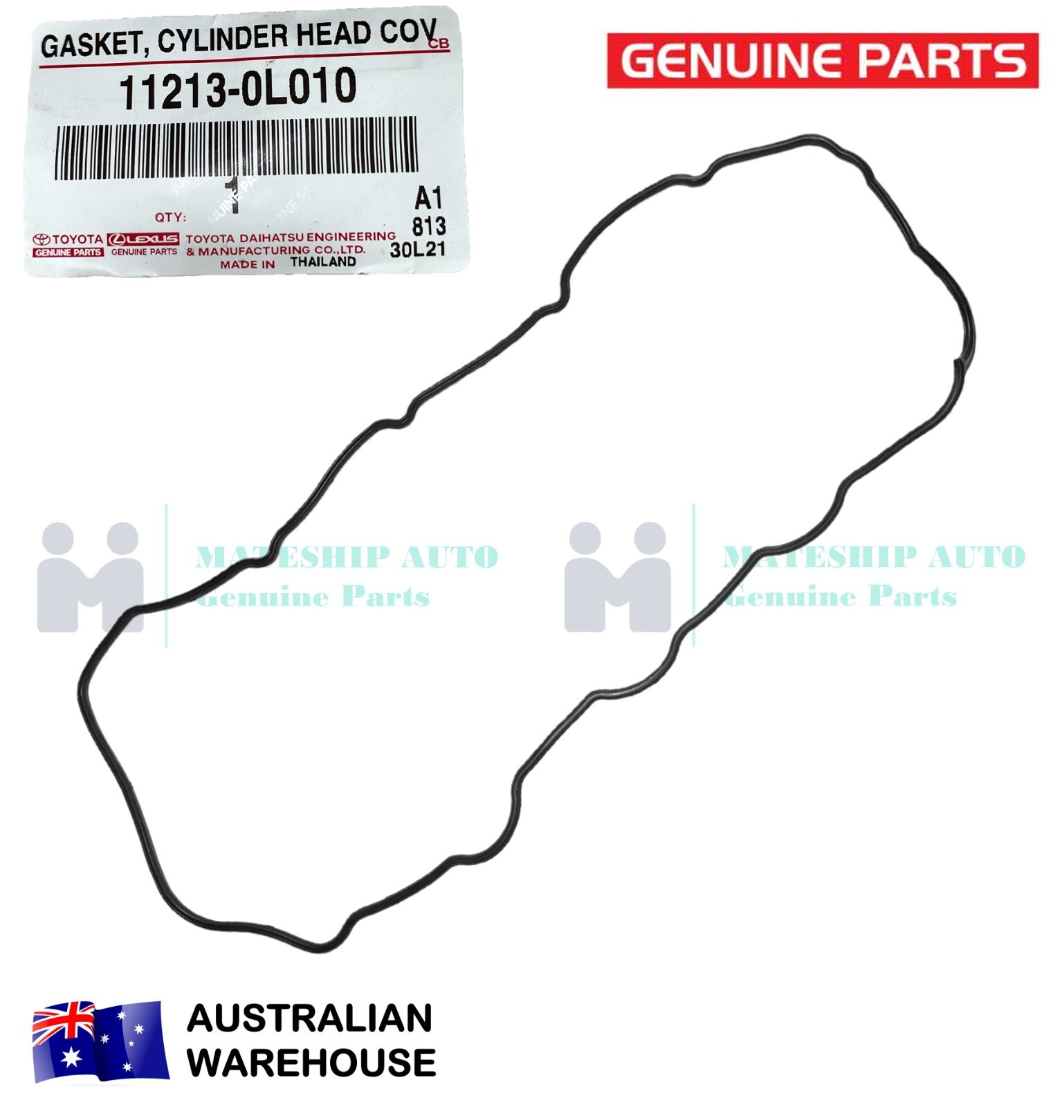 GENUINE Fortuner Dyna 1KD-FTV 2KD-FTV Injector Rocker Cover Gasket Seal ...