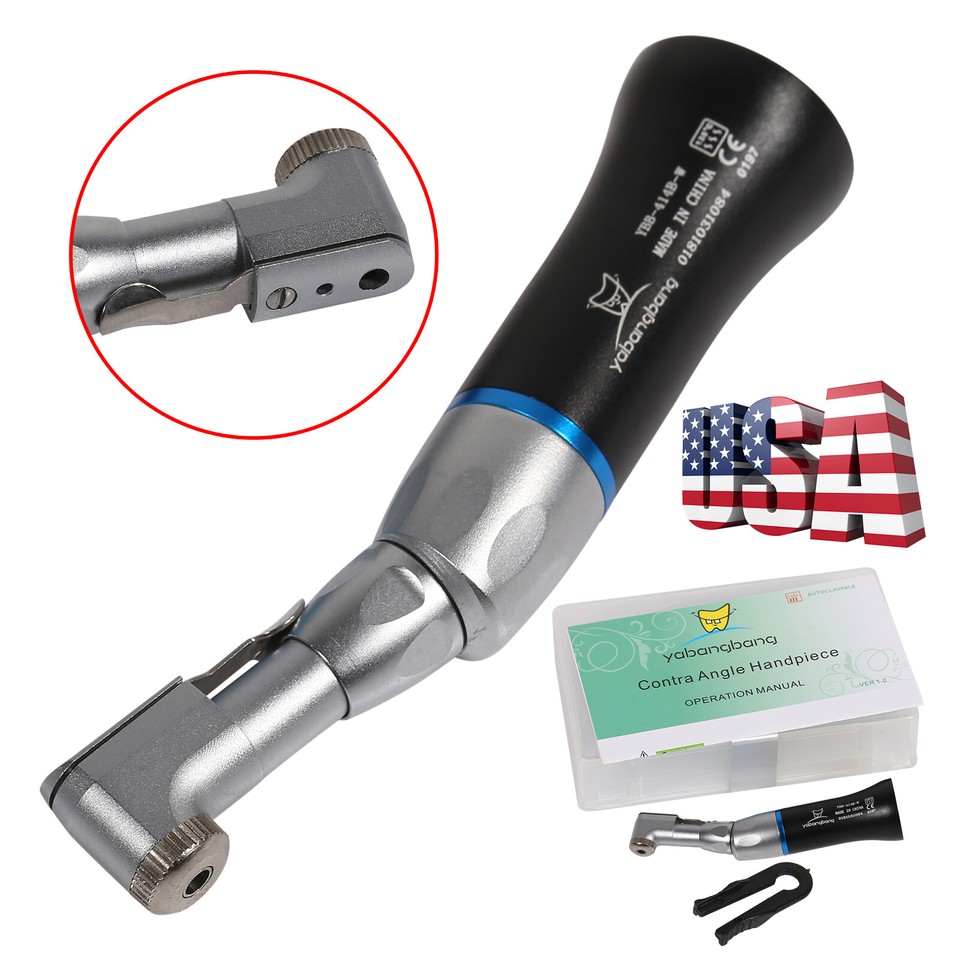 Dental low slow speed straight handpiece/ contra angle/air motor 4Hole ...