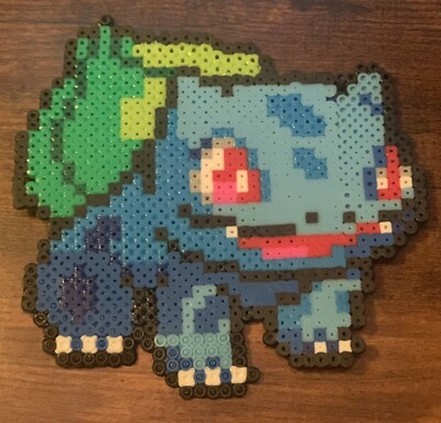 Perler Bead Art Bulbasaur Pokemon | eBay