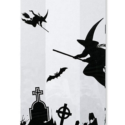 Witch Dance Halloween Clear Cello Bags - 7.5in. X 3.5in. X2in. - 20 ...
