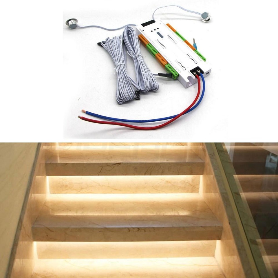 Motion Sensor Stair Light Automatic/Stairway Ladder Controller Light ...