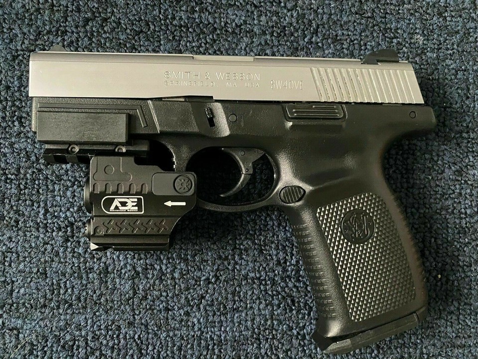 Smith and Wesson SW sigma,SW9VE, SW40 Rail Adapter for laser flashlight ...