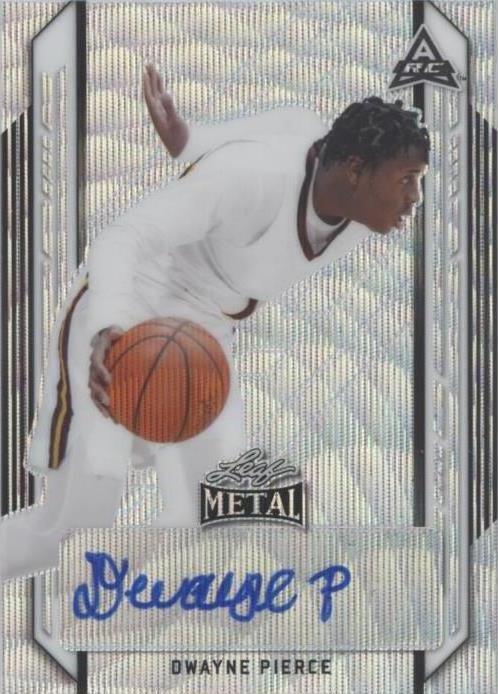 2021-22 Leaf Metal - Dwayne Pierce #BA-DP1 Silver Wave (AU, RC) for ...