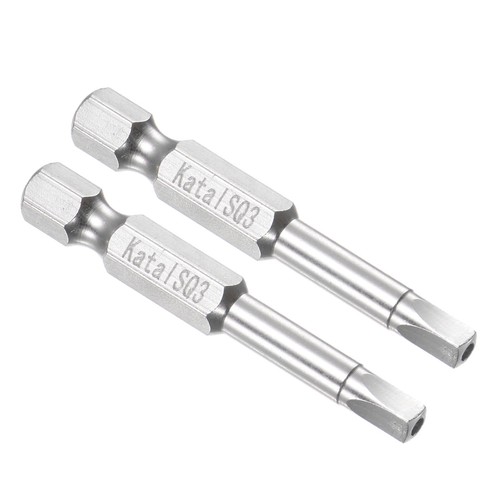 Magnetic Square Bits SQ3 S2 Steel 5 Point Screwdriver Bits 2pcs | eBay