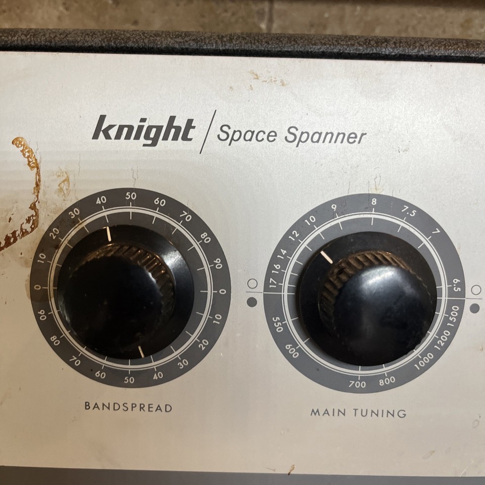 Knight Space Spanner Tube Shortwave Radio Receiver – Vintage Allied Kit ...