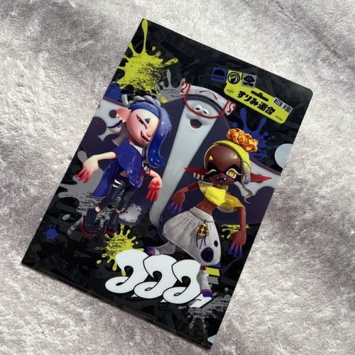 Splatoon Clear File Surimi Alliance Suntory New Collectible Art | eBay
