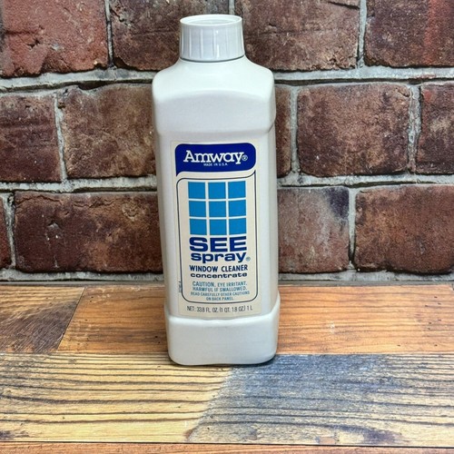 Amway SEE Spray Concentrate Window Glass Cleaner 32 OZ 1 L 1974 HTF ...