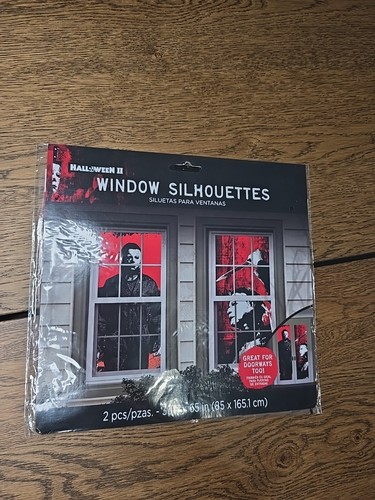 Halloween II Michael Myers Window Silhouettes Halloween Horror Scene ...