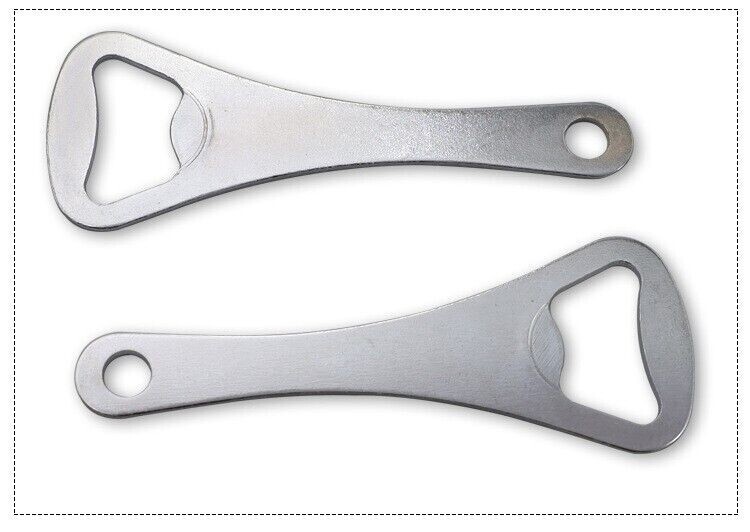 Stainless Steel Beer Speed Bottle Opener Flat Bar Blade Opener Cap ...