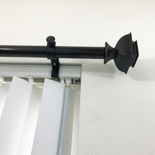 NoNo Bracket - No Drill Curtain Rod Bracket Attachment for Blinds ...