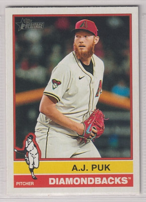 2025 Topps Heritage #490 A.J. Puk SP - Arizona Diamondbacks - 709🔥⚾🔥 | eBay