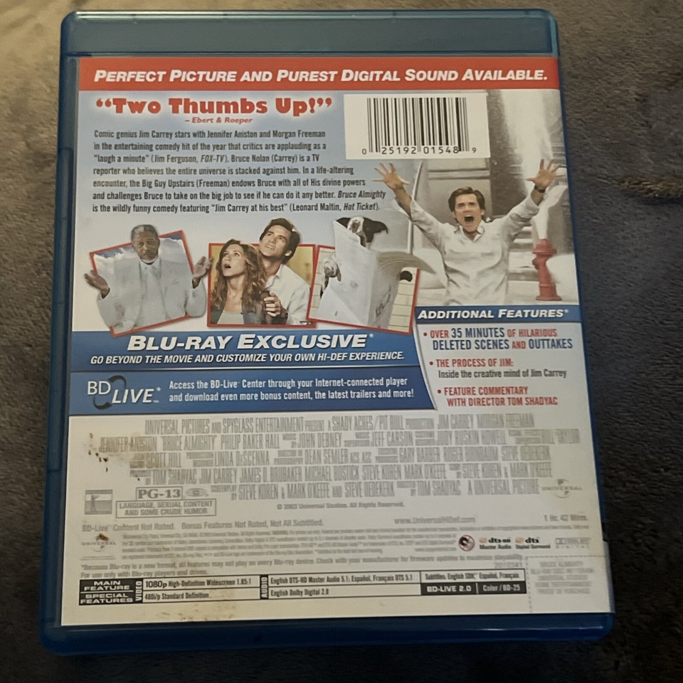 Bruce Almighty [Blu-ray] Blu-ray 25192015489| eBay