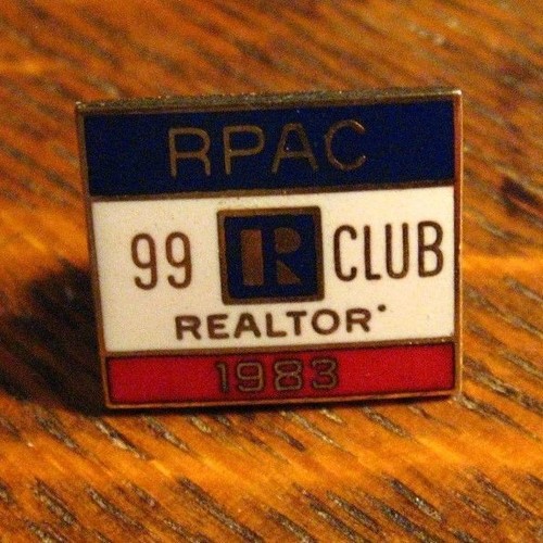 RPAC Lapel Pin - Vintage 1983 Realtor Political Action Committee Member ...