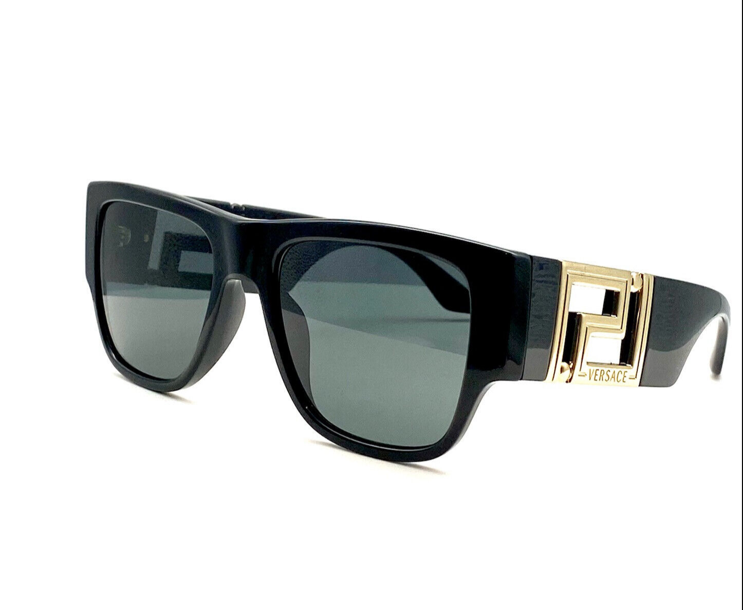 Versace VE4403 GB1/87 Black/Gray Full-Rim Square Unisex Sunglasses | eBay