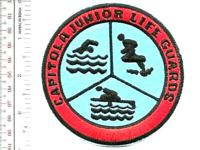 Surfing Lifeguard California Capitola Junior Lifeguards Patch NO TARIFF ...