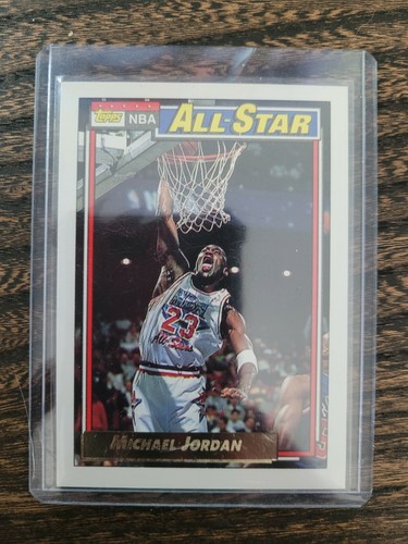 1992 TOPPS MICHAEL JORDAN 115 GOLD ALL STAR BASKETBALL CHICAGO BULLS | eBay
