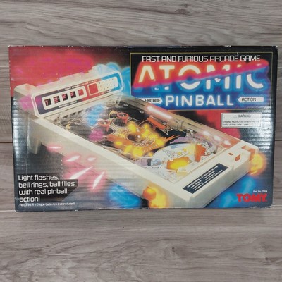 Vintage 1990 Tomy Atomic Arcade Pinball Tabletop Game, Read Desc | eBay