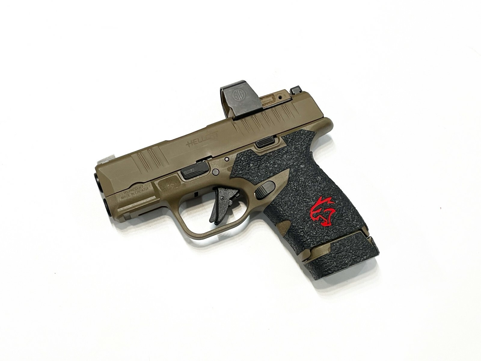 HANDLEITGRIPS Textured Rubber GUN GRIP for Springfield Hellcat RDP with ...