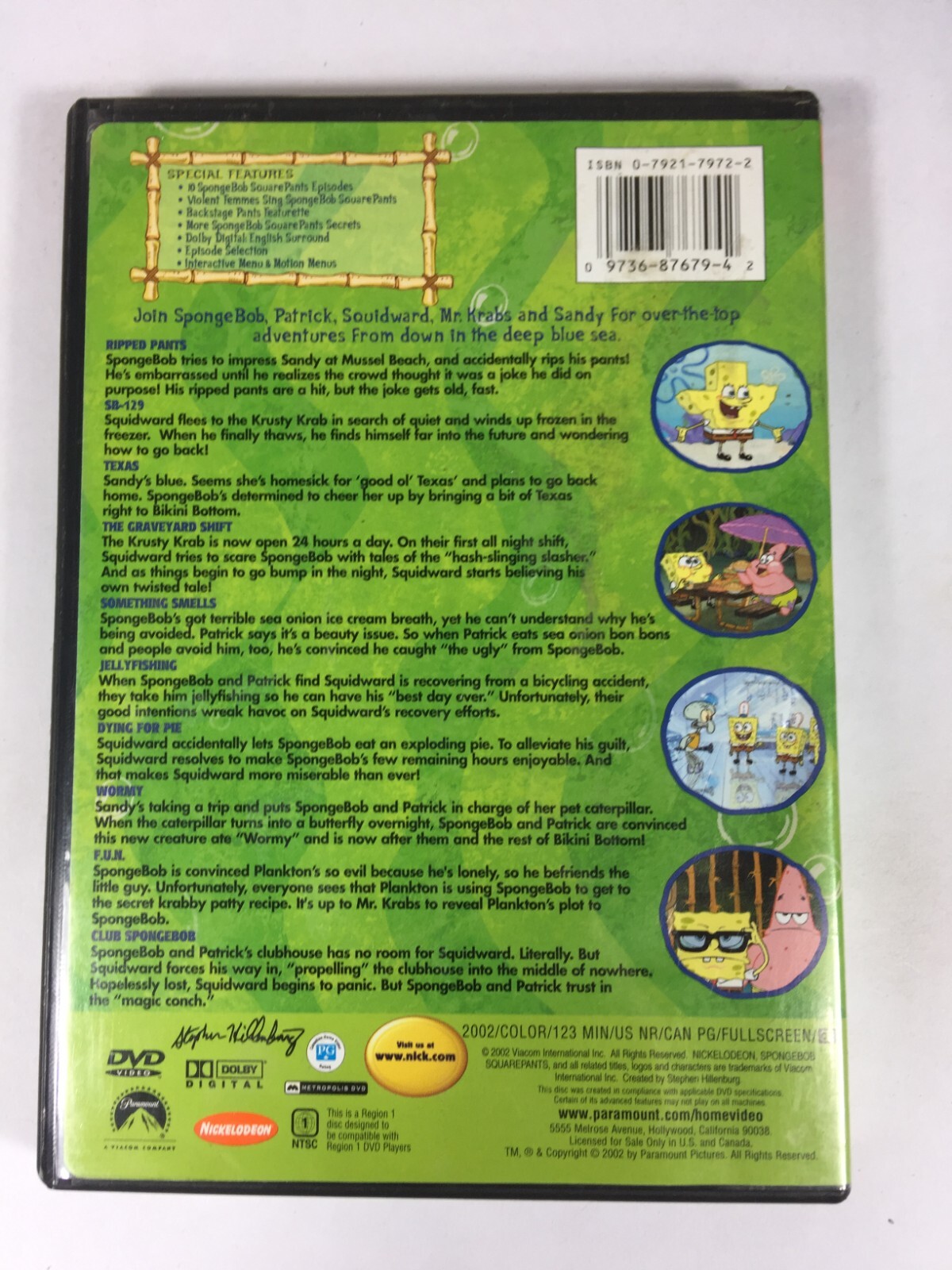 Spongebob Something Smells Dvd