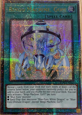 Bingo Machine, Go!!! - RA02-EN062 - Quarter Century Secret Rare YuGiOh ...