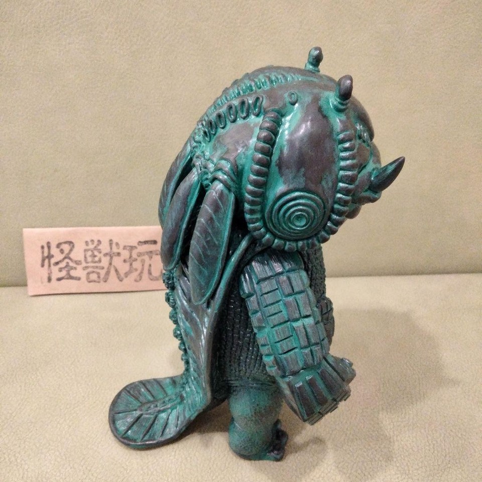 Medicom x Marusan Sofubi Legend Giant Frog Frogen 5 Bronze 23cm Used ...